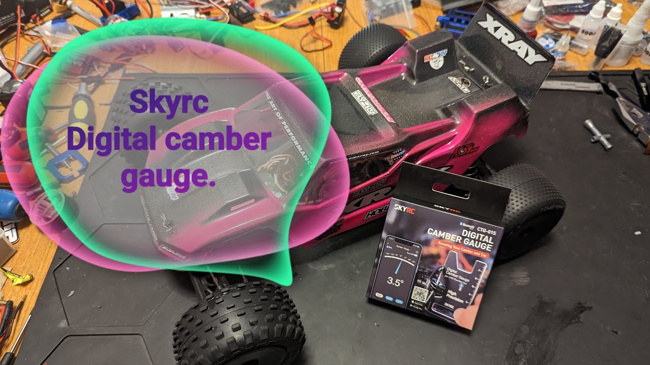 SKY RC DIGITAL Camber Gauge SK-500042 CTG-015 - YouTube