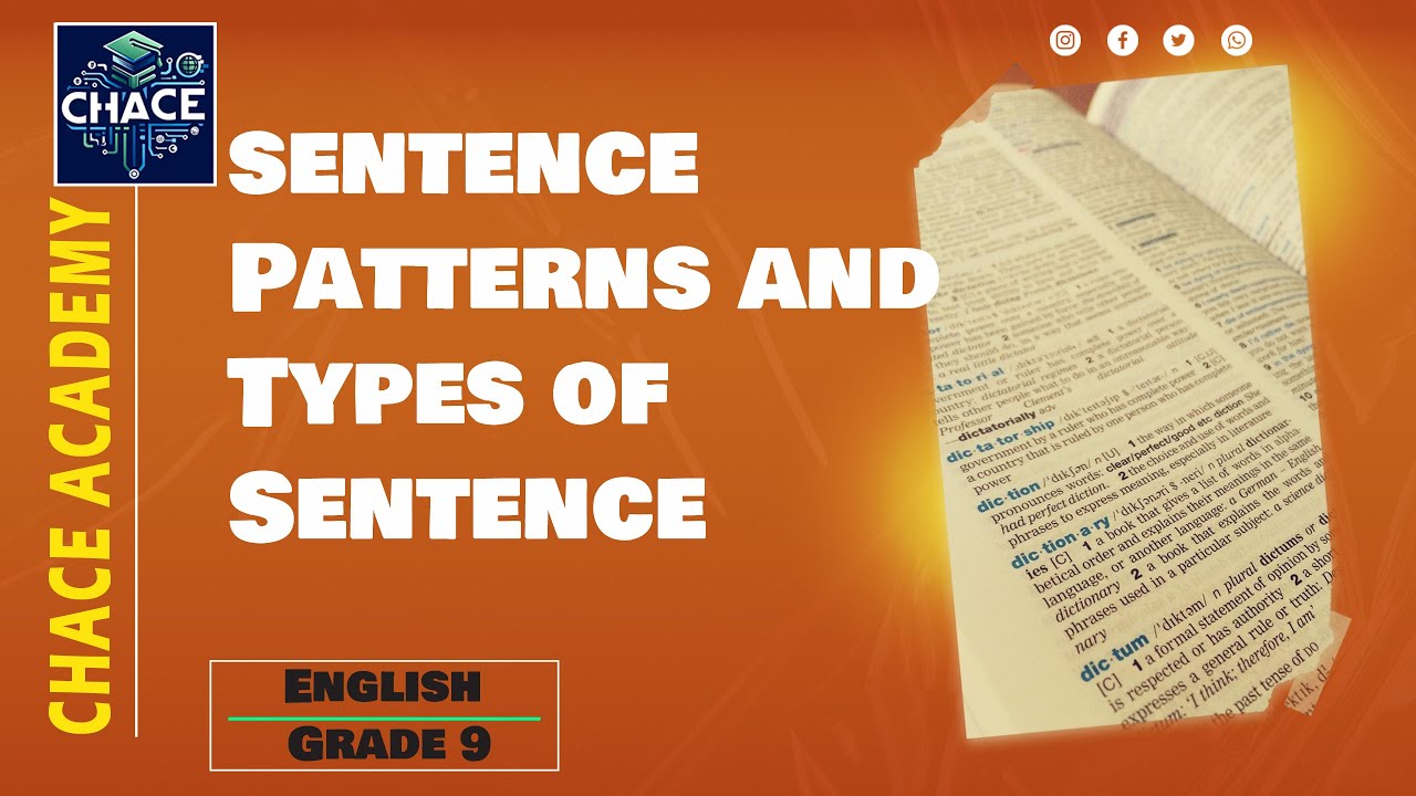 English 9 Unit 7 Sentence Patterns and Types of Sentence Lecture 2 ...
