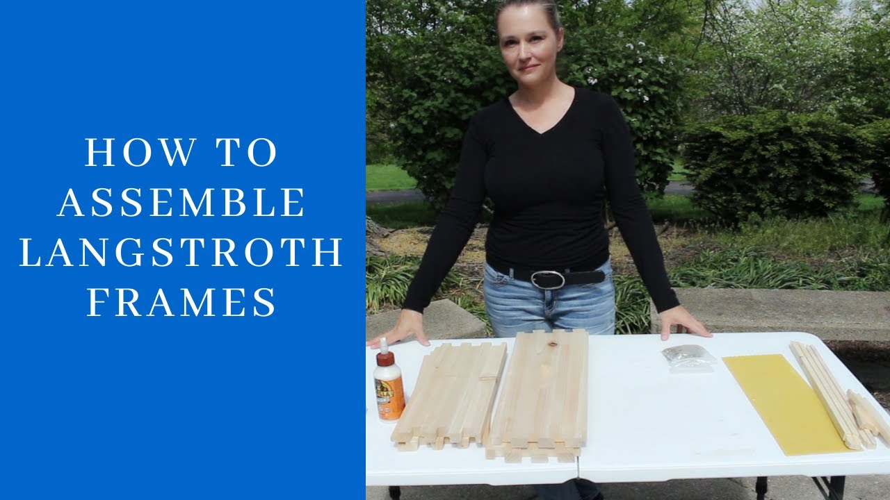 How To Assemble Langstroth Frames - YouTube