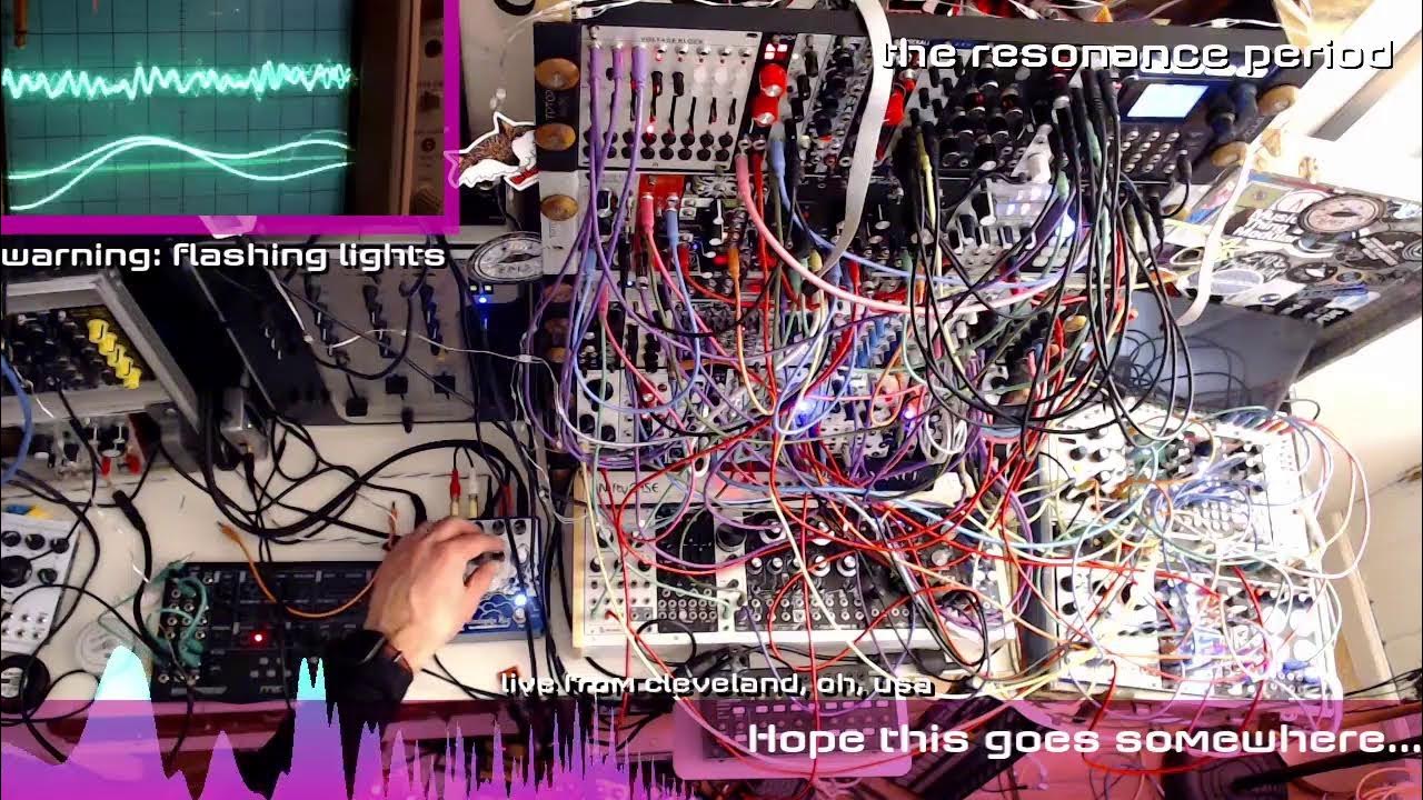 Live modular synthesizer performances 24/7 with Earth Modular Society - YouTube