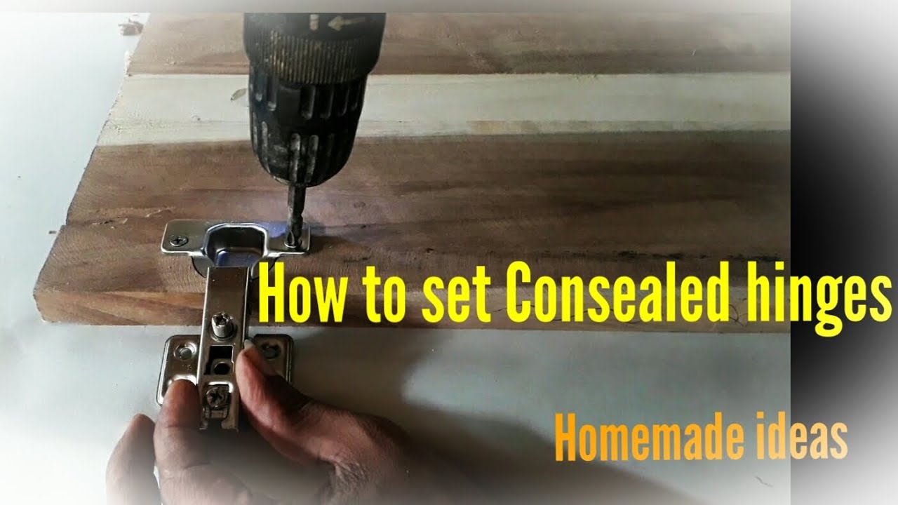 The Definitive Guide To Consealed Hinge|woodworking ideas - YouTube