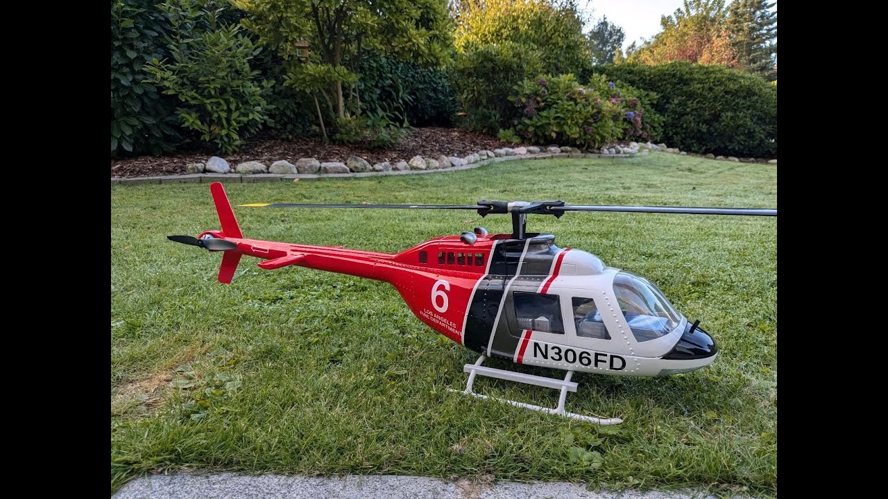 RC Hubschrauber Flywing Bell 206 V3 - YouTube