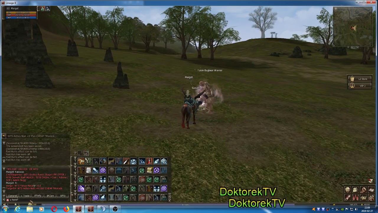 Lineage 2 Giran Classic Gordon Flowe Garden Bot PARTY SUMMONER - YouTube