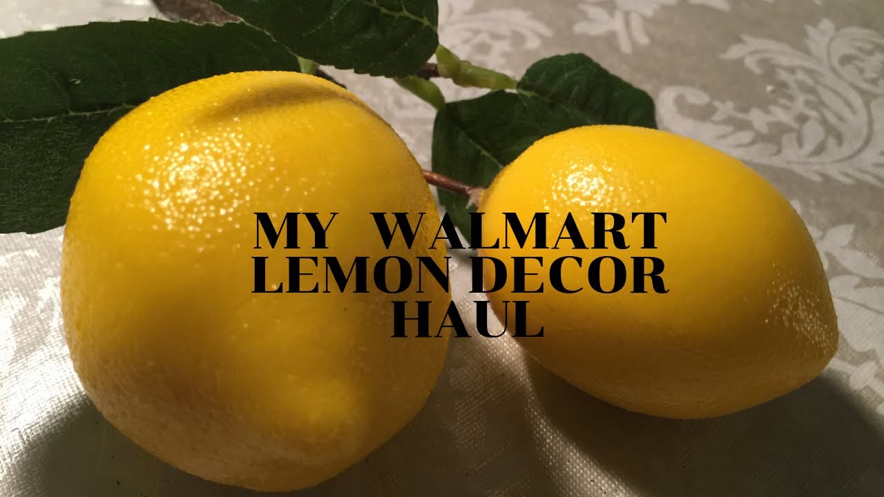 My Walmart Lemon Haul! - YouTube