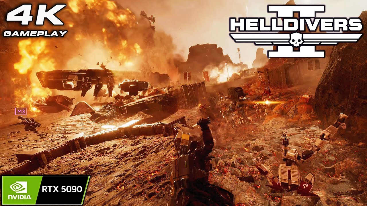 Helldivers 2: 4K Gameplay No Commentary ULTRA Settings | RTX 5090 P1002 ...