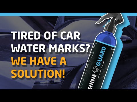 TIRED OF WATER MARKS & DIRT ON YOUR CAR? SHINE GUARD NANO WAX IS THE AT HOME DETAILING SOLUTION.