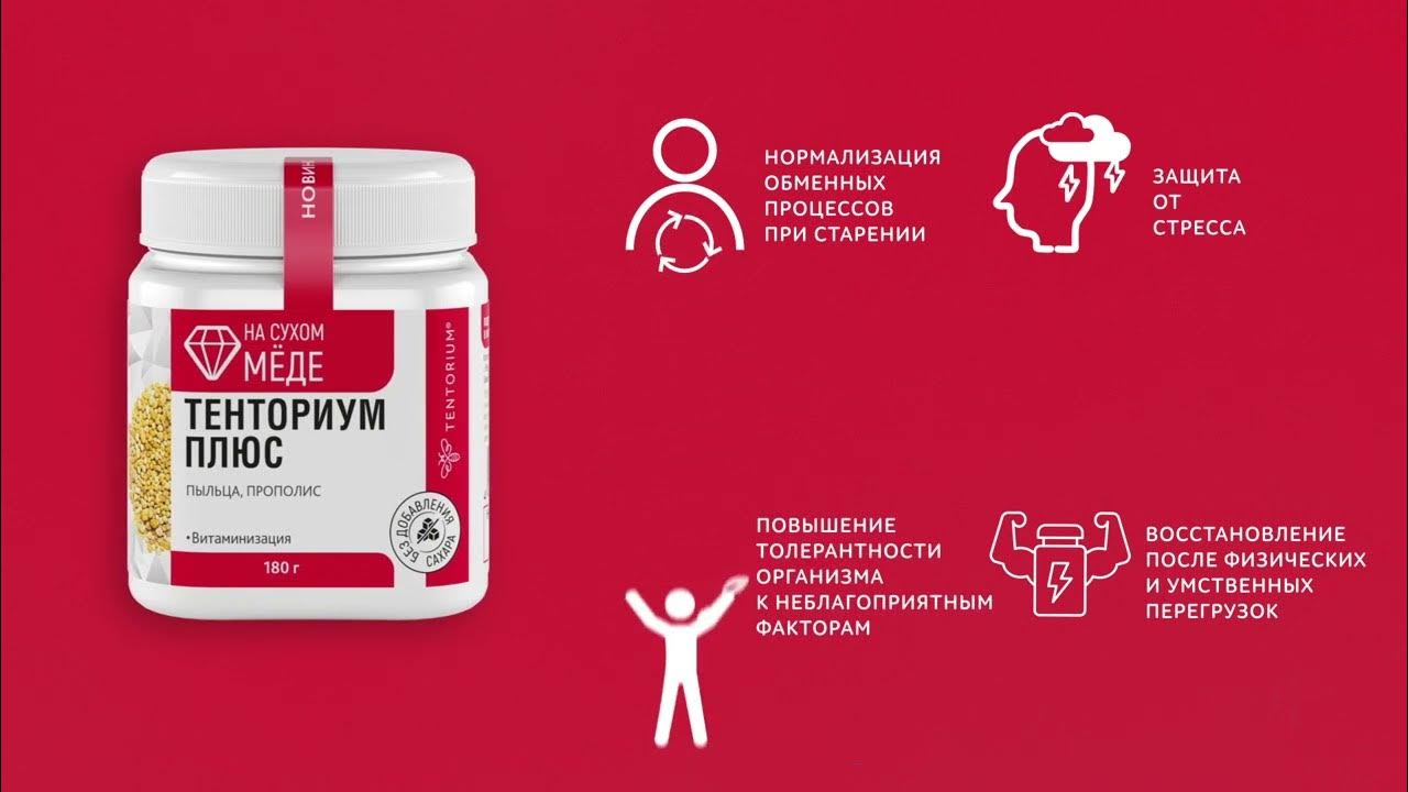 Тенториум Плюс на сухом мёде - YouTube