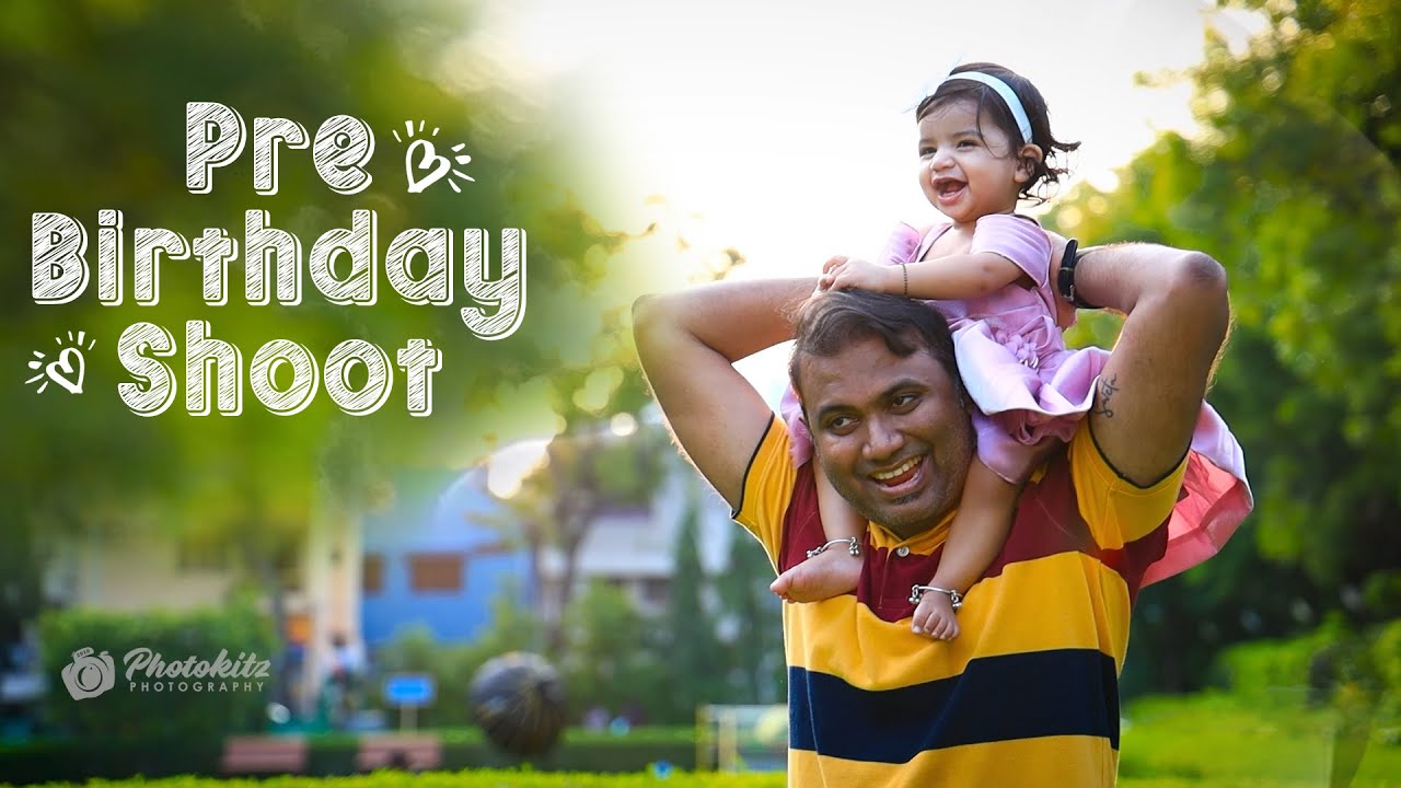 Pre Birthday Shoot for Baby Girl | 1st Birthday - YouTube