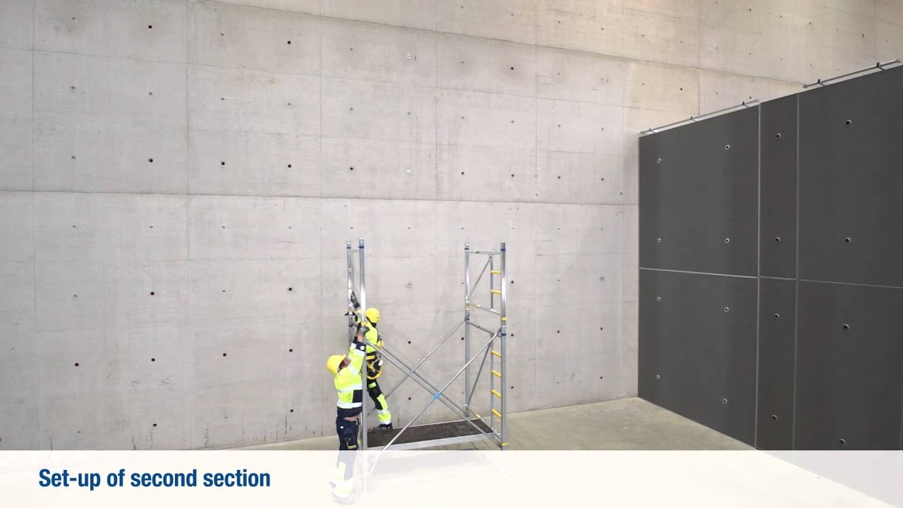 Load-bearing tower Staxo 100 - Upright tower assembly [EN] - YouTube