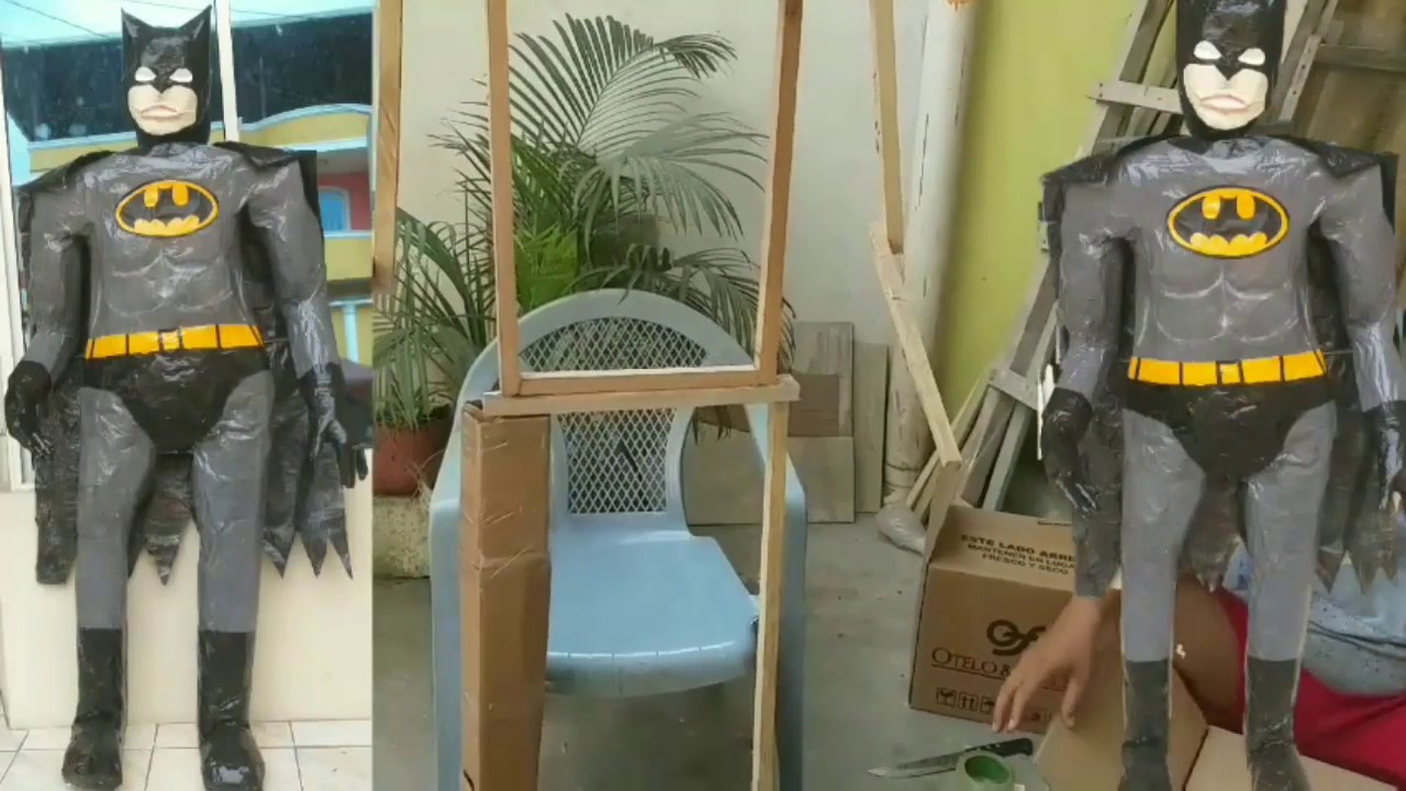 MONIGOTE/ AÑO VIEJO de BATMAN 🦇 El Paso a Paso| Materiales Reciclados ...