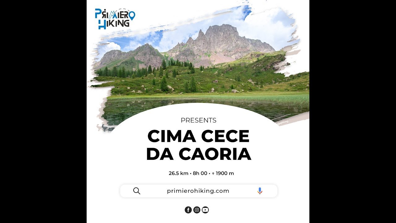 CIMA DI CECE DA CAORIA: PONTE STEL - MIESNOTA - CIMA CECE - VALMAGGIORE ...