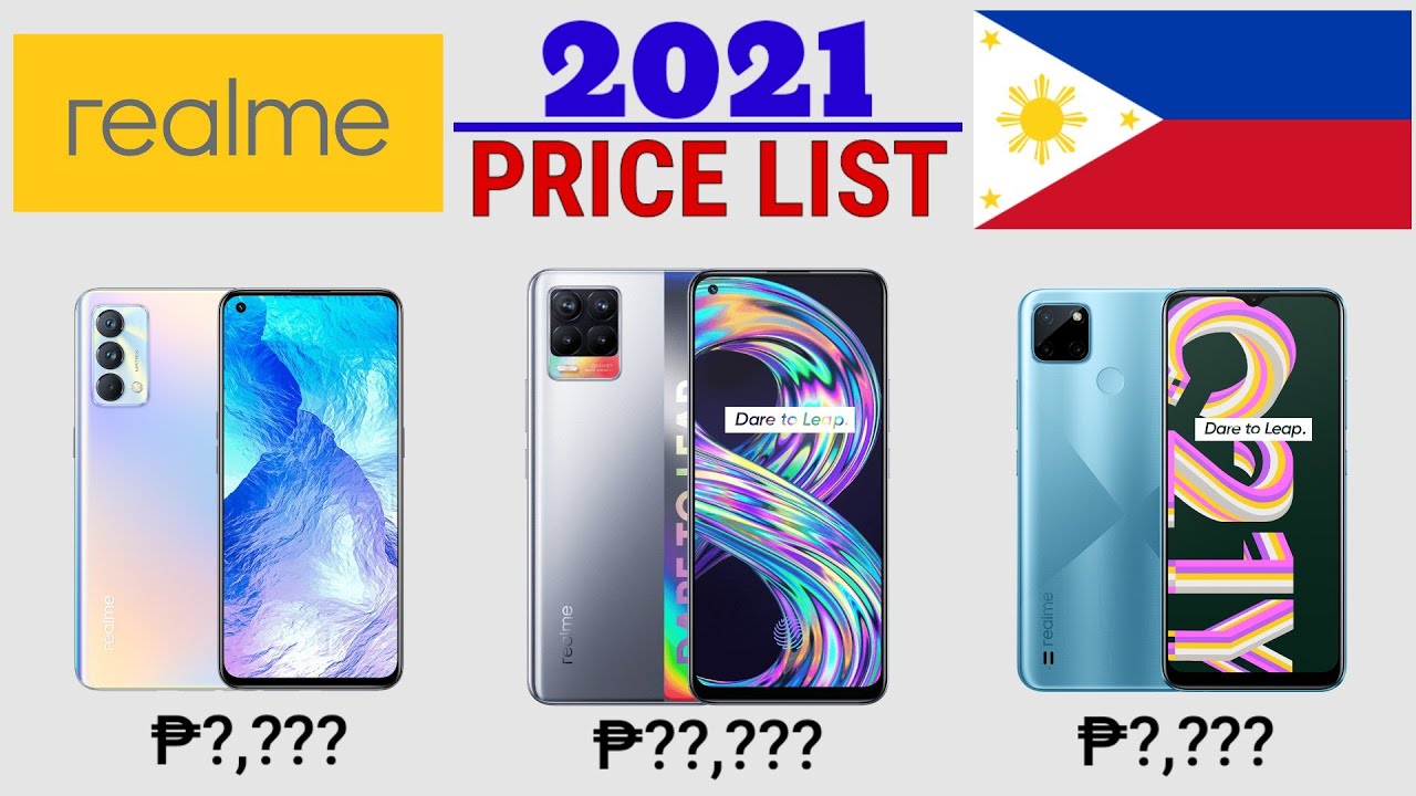 REALME PHONE PRICE LIST PHILIPPINES 2021 - YouTube