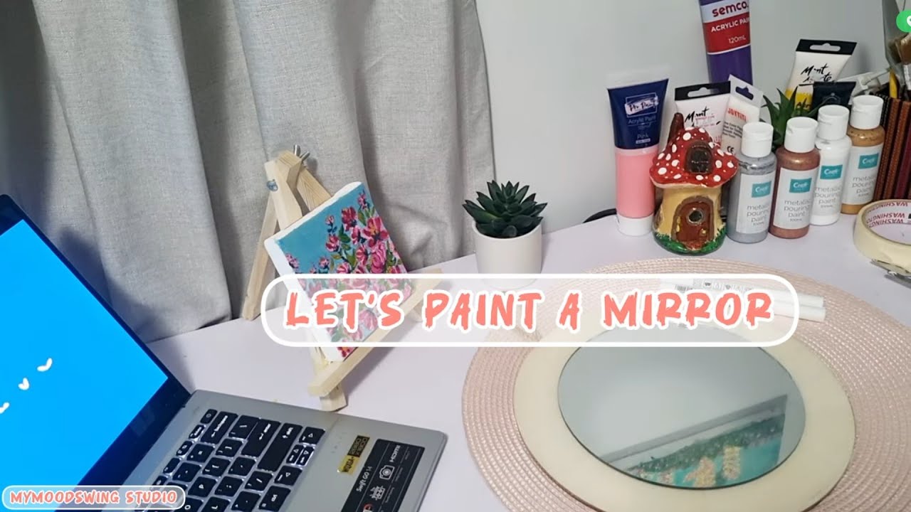 Easy way to colour a mirror! - YouTube
