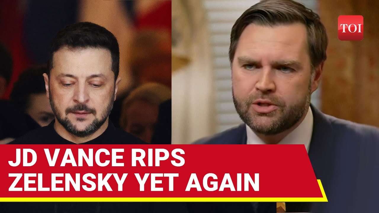 'I Don't Care...': JD Vance Explodes In Anger Against Zelensky On LIVE ...