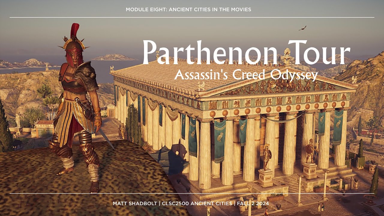 CLSC2500: Parthenon Tour in Assassin's Creed Odyssey - YouTube