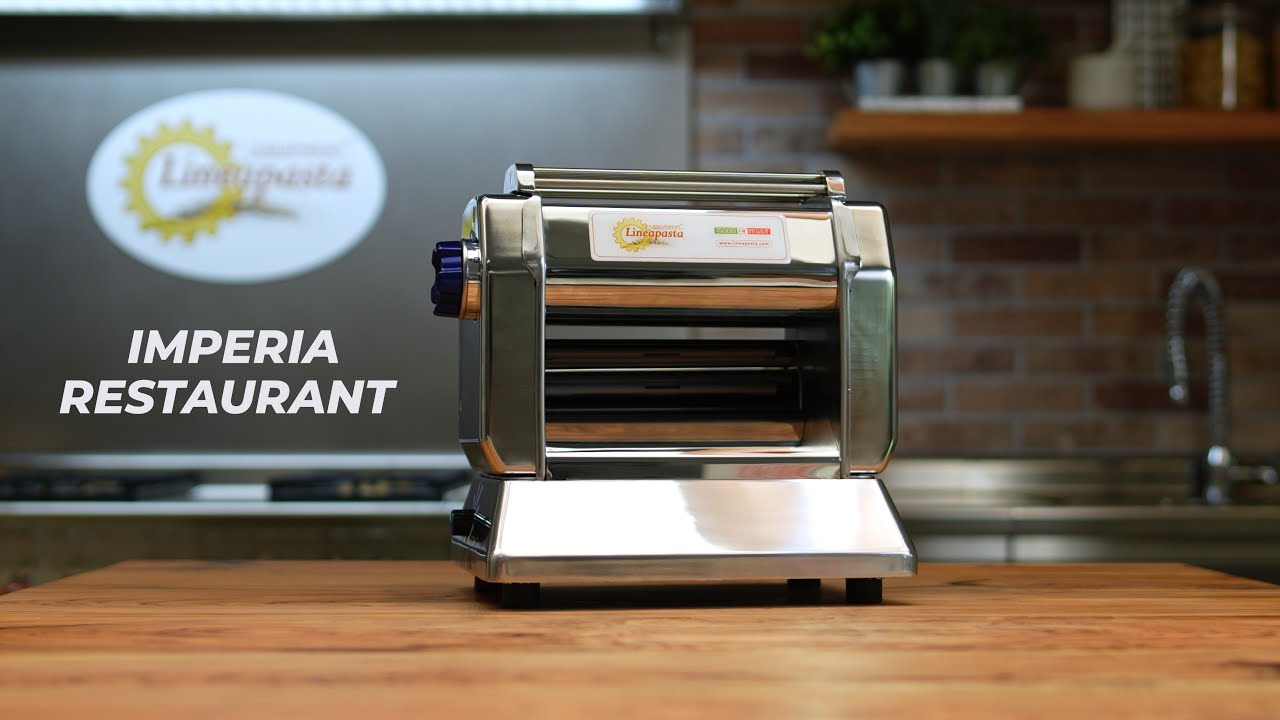 Pasta sheeter Imperia Restaurant Electronic | Lineapasta - YouTube