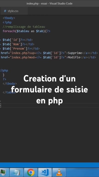 Comment créer facilement un formulaire en PHP - YouTube