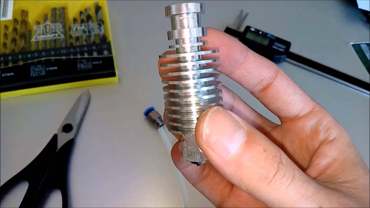 3D Drucker ( Printer )Hotend E3D china clone Tutorial ( gegen ...