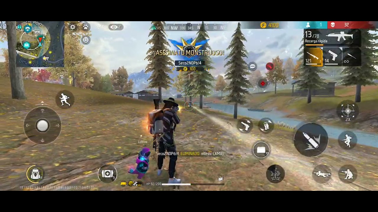 32 kill en free fire - YouTube