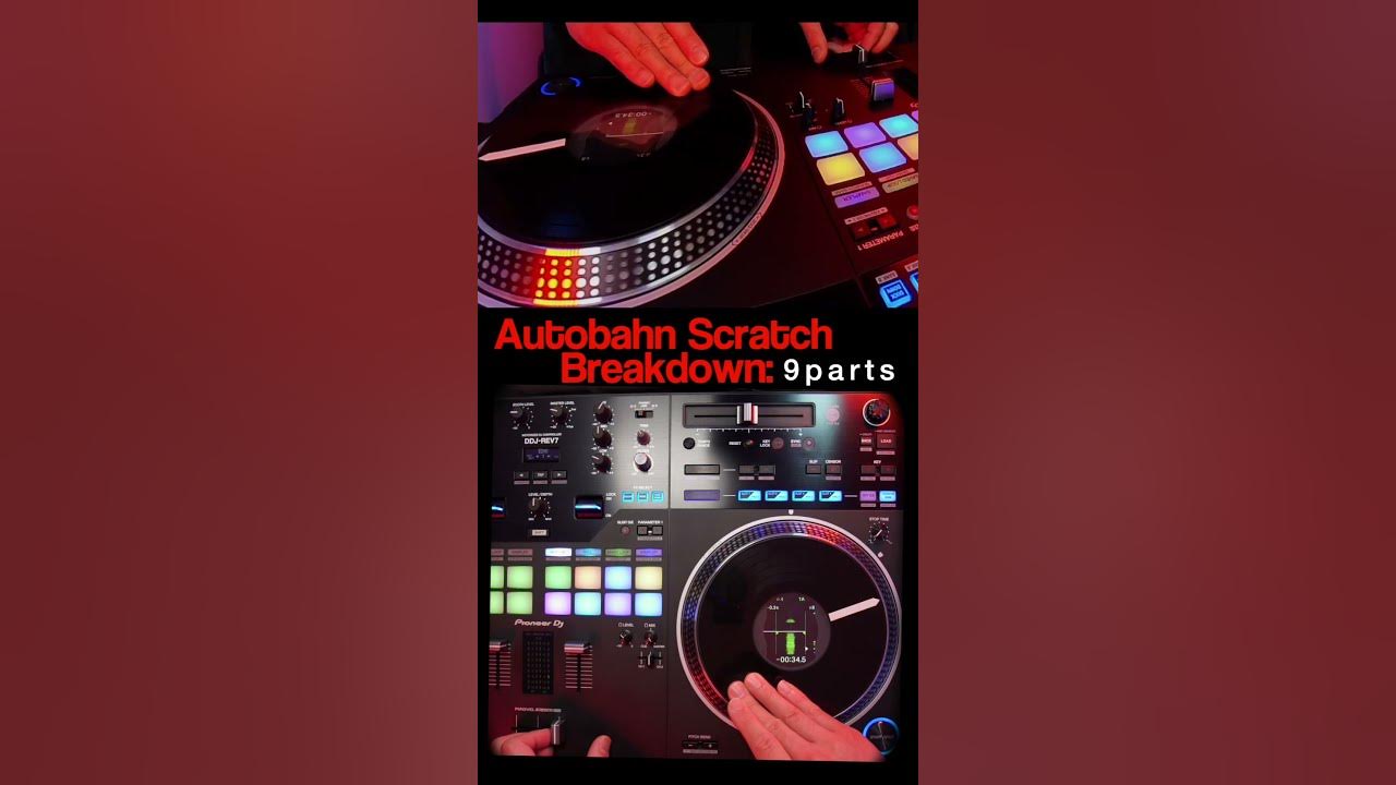 Autobahn DJ Scratch record movement breakdown in less than 30 seconds! - YouTube