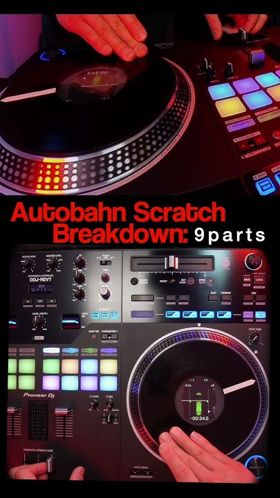Autobahn DJ Scratch record movement breakdown in less than 30 seconds! - YouTube