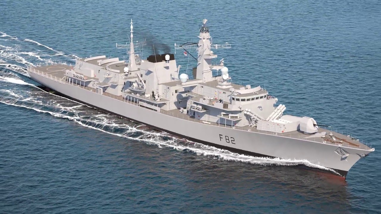 HMS Somerset - Type 23 Class Frigate - YouTube