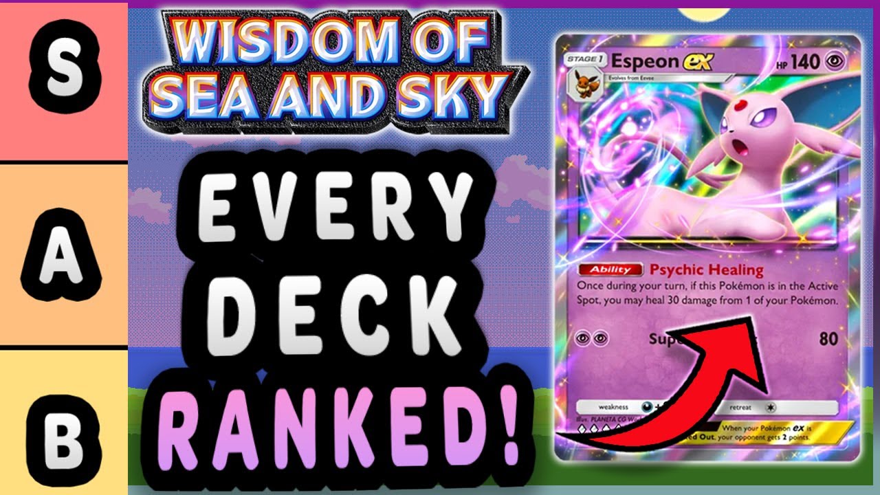 Ranking the TOP META DECKS in Pokémon Pocket! (Matchup Spreads) - YouTube