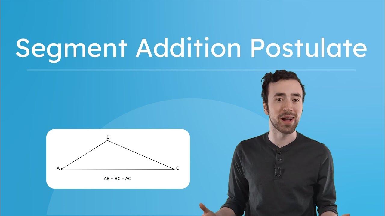 Segment Addition Postulate - Geometry for Teens! - YouTube