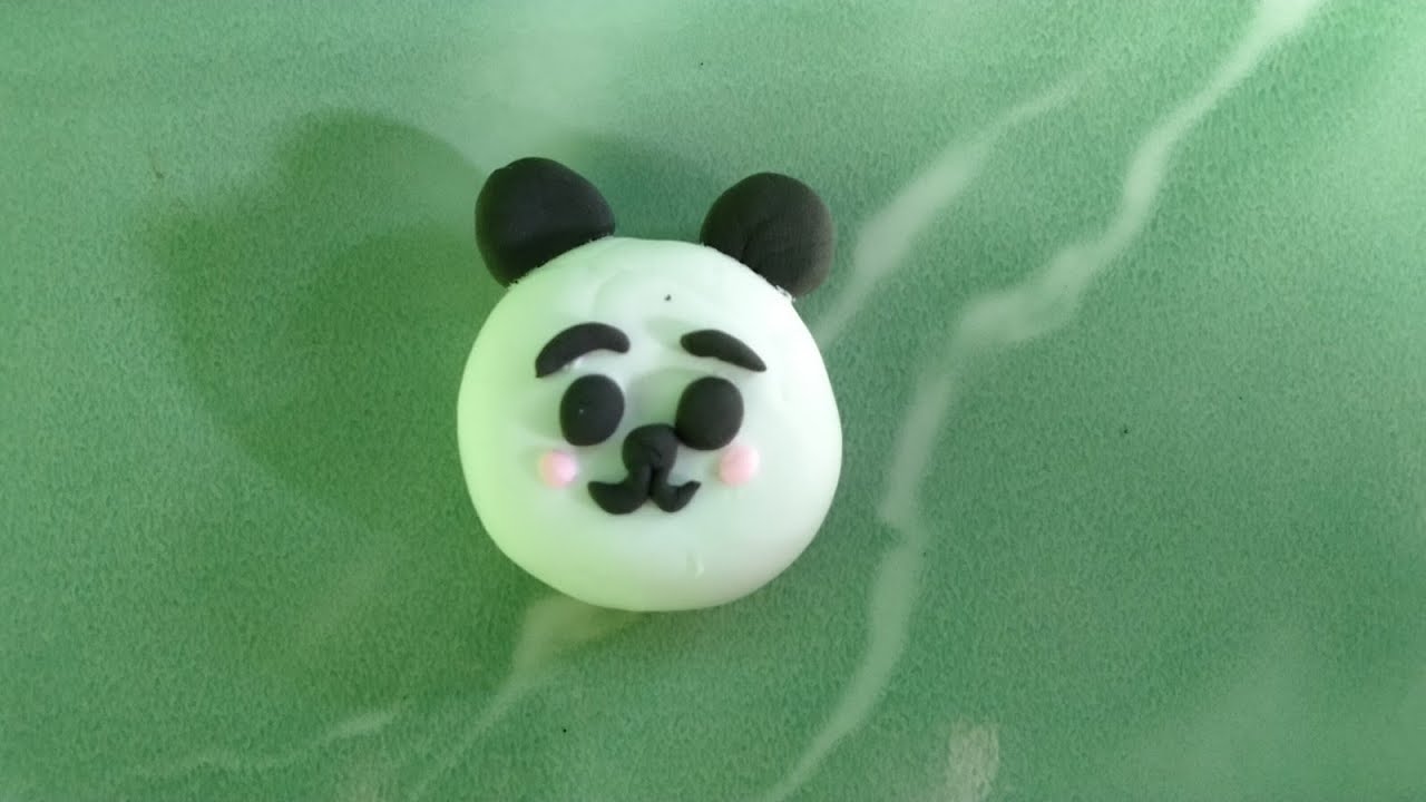 Easy DIY Clay Panda Miniature Tutorial | How to Make Cute Panda ...
