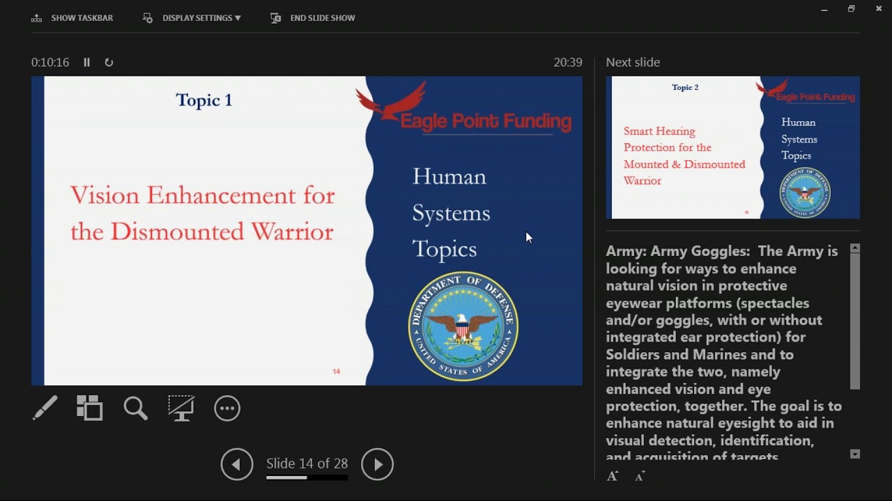 DoD - SBIR Grant on Human Systems for Materials, Cyber, Defense, Energy ...