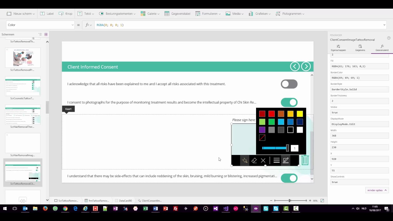 Powerapps Recipe How To Reset Pen Input Control Via A Button Youtube 9187