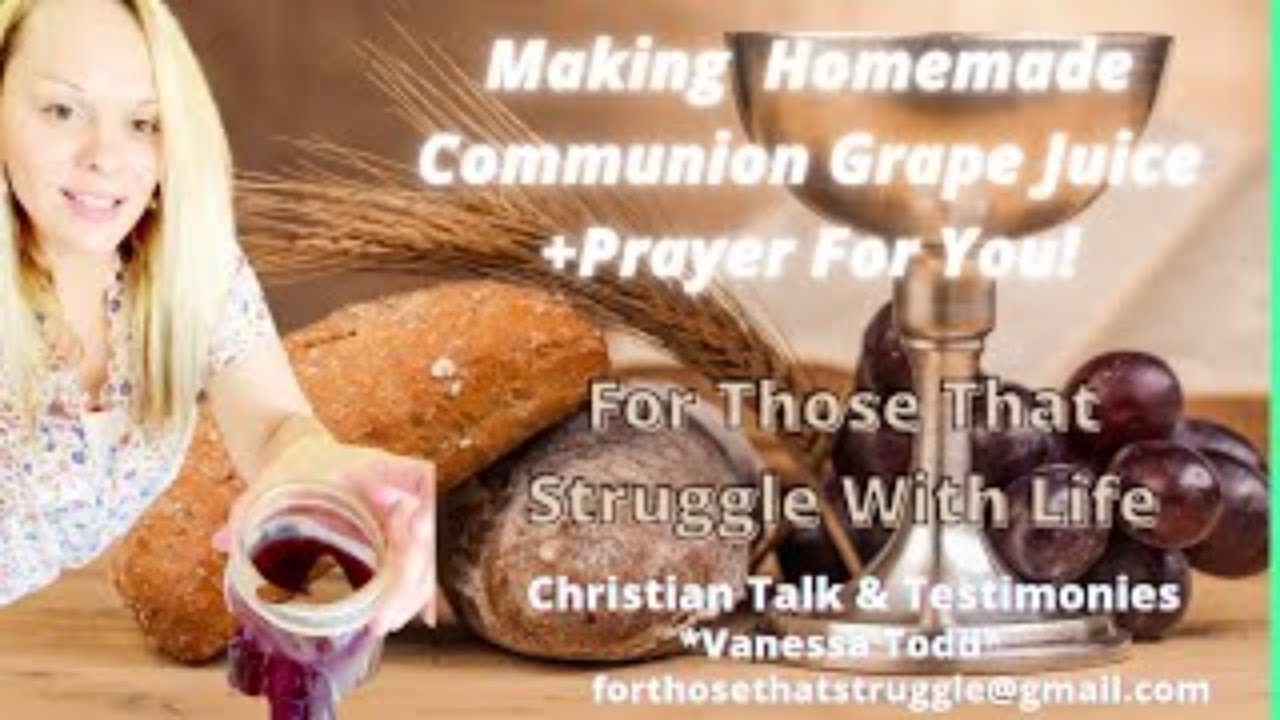 Sabbath - Come join me as I make Homemade Communion Grape Juice - YouTube