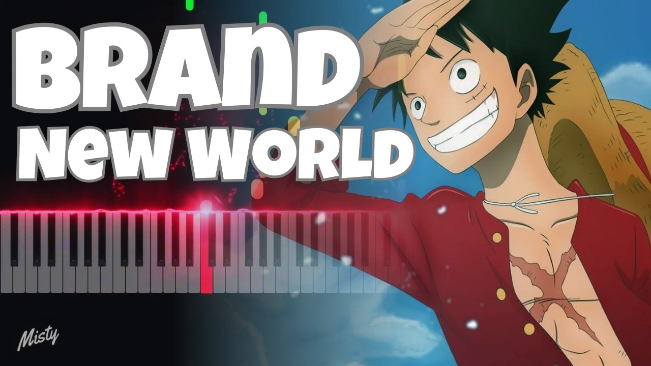 One Piece - Brand New World (Opening 6) || Piano - YouTube