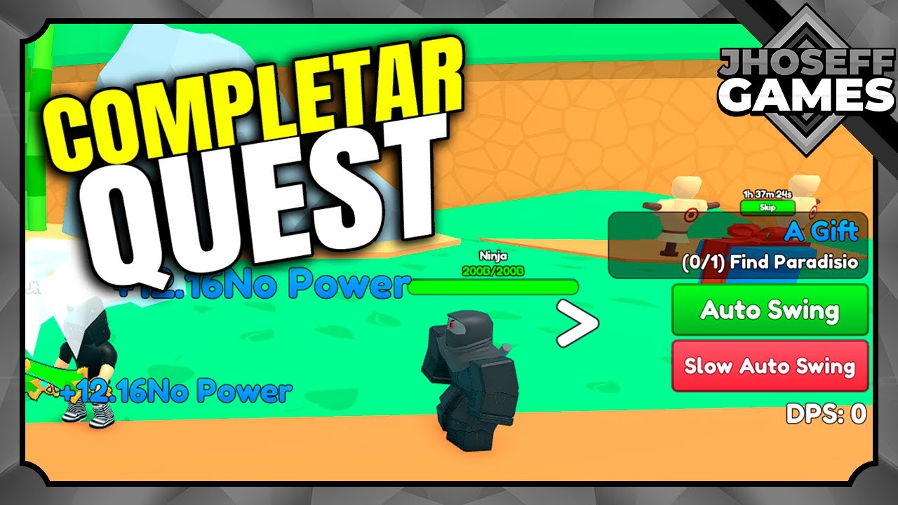 Como completar a Quest Find Paradisio no Sword Fighters - YouTube
