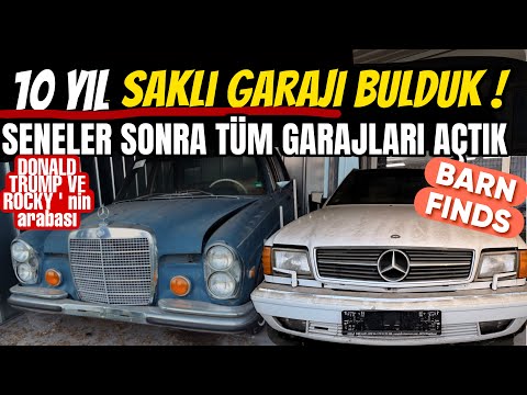 TÜRK GARAJINDAKİ MERCEDES VE PARÇA STOĞU İNANILMAZ! ÜNLÜLERİN ARABALARI BİLE BURADA !