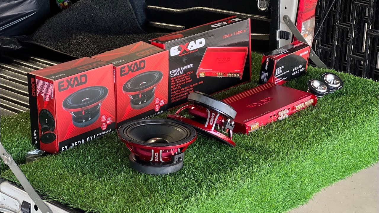 เทสเสียงจาก ลำโพง EXAD EX RED8.0XL by ks sound - YouTube