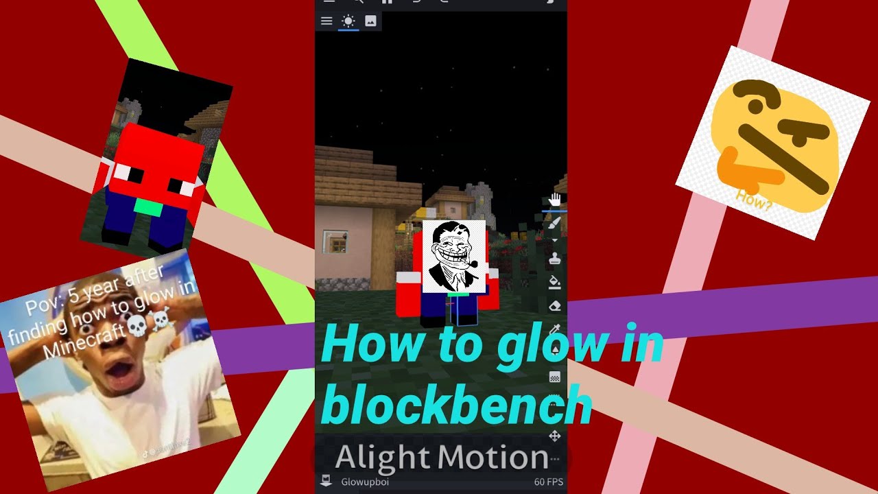 how to glow in blockbench | tutorial - YouTube