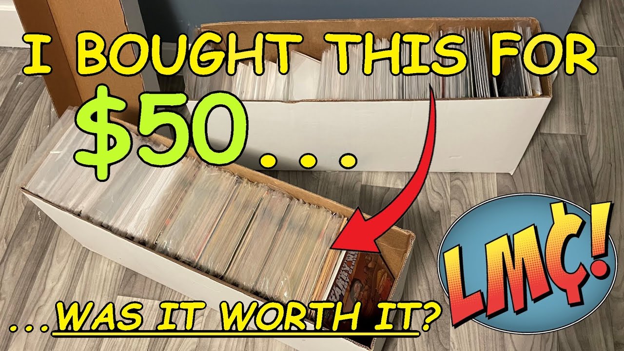 I Bought a Long Box Full of Comics for $50… LET’S SEE WHAT’S IN IT ...