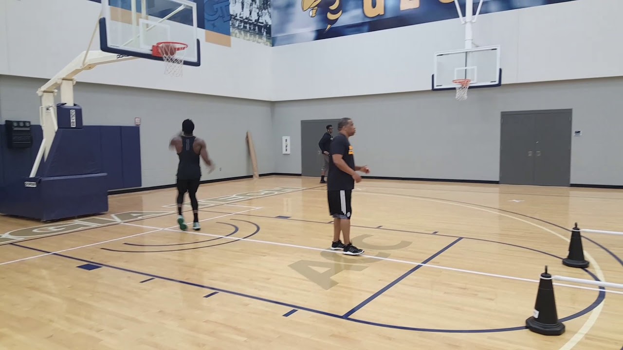 Dribble Bridge Agility Snake Drill... Demo by Jaylen Brown & Dequan ...