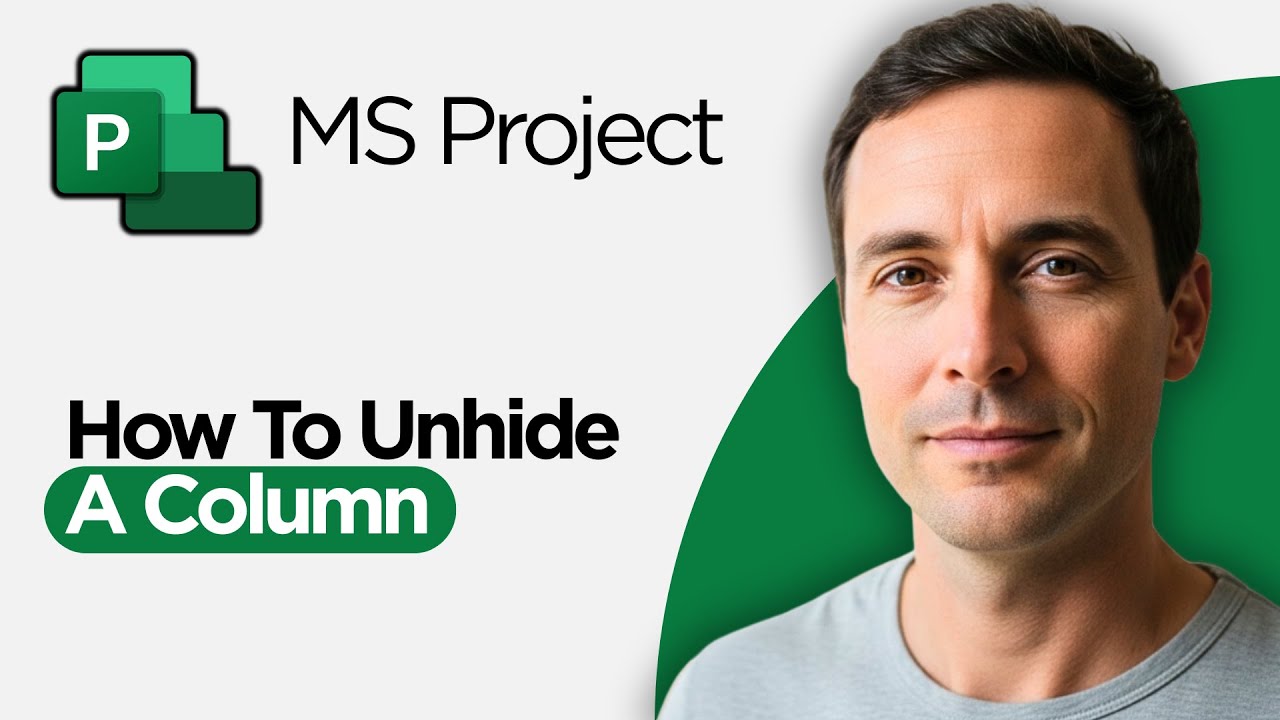How to Unhide a Column in Microsoft Project (2026 Full Guide) - YouTube