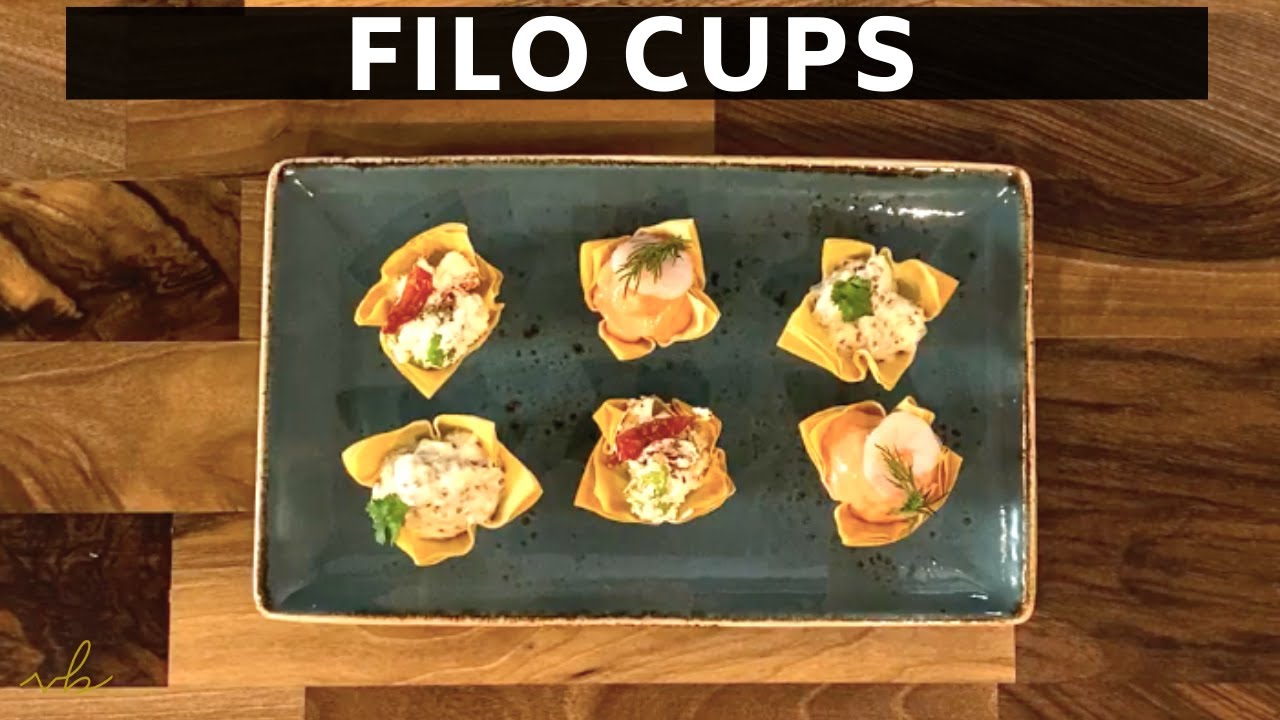 How to make Filo Cups | Easy and Quick Preparation | Small Party Bites ...