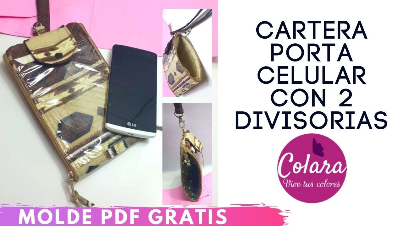 Cartera Porta Celular con 2 divisorias / Portable phone bag easy and ...