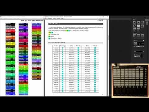Akai APC mini Mk2 - Daslight4 mapping - YouTube