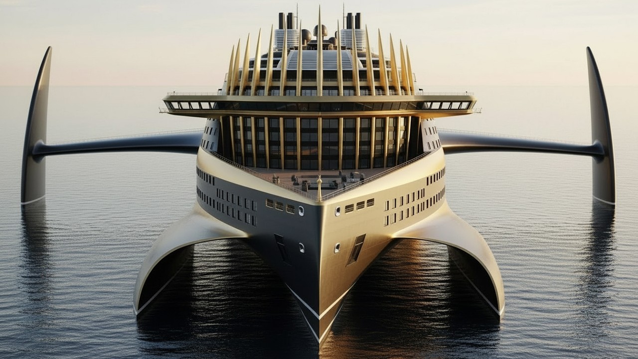 Gold & Black Mega Ship Designed for Absolute Authority | Velvet Empire ...