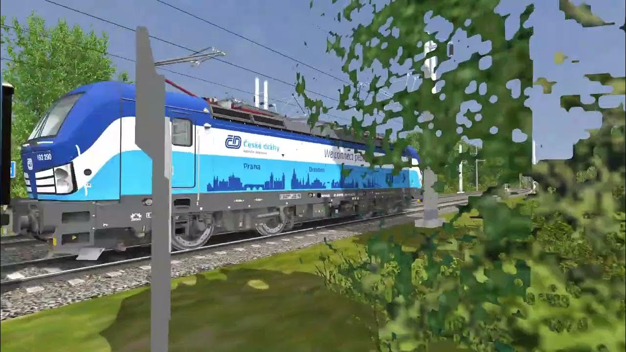OpenRails CZ/SK - EC 130 Bathory ( když vám daji nový vlak ) Trať 321 V.I.P. - YouTube
