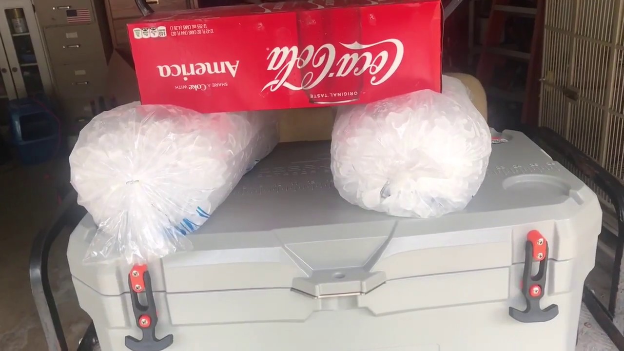 Cooler challenge Ozark Trail 52 Qt. Yeti - YouTube