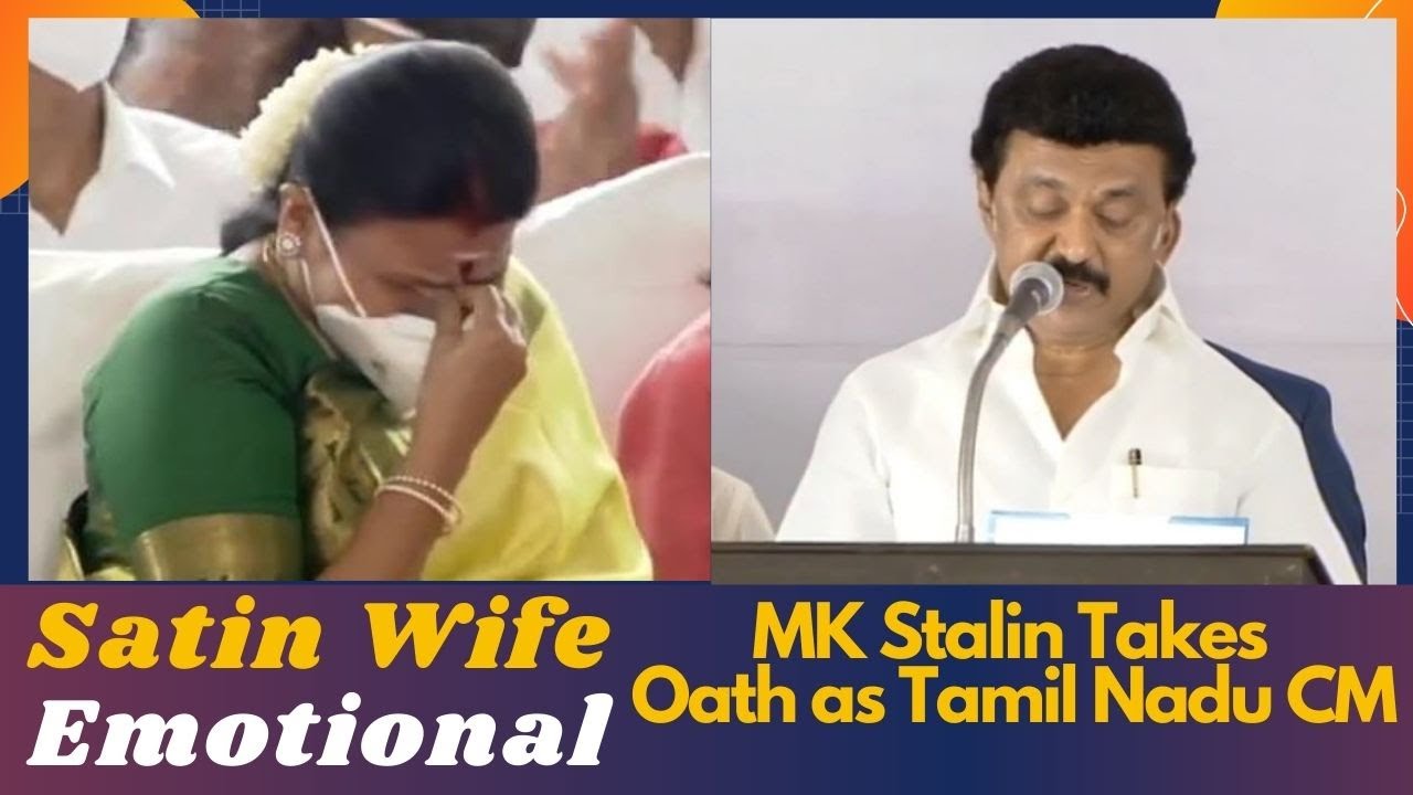 MK Stalin Takes Oath as Tamil Nadu Chief Minister || DMK Chief Stalin ...