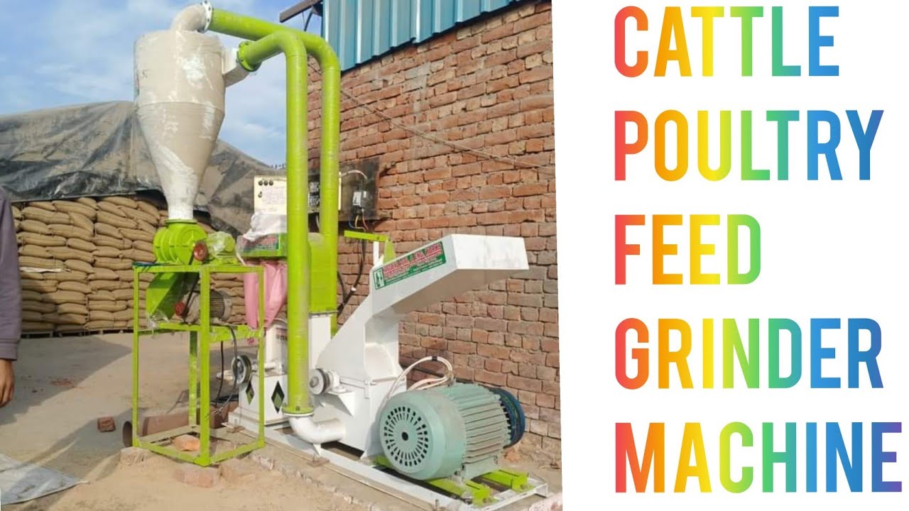 Cattle / Poultry Feed Grinder Machine. - YouTube