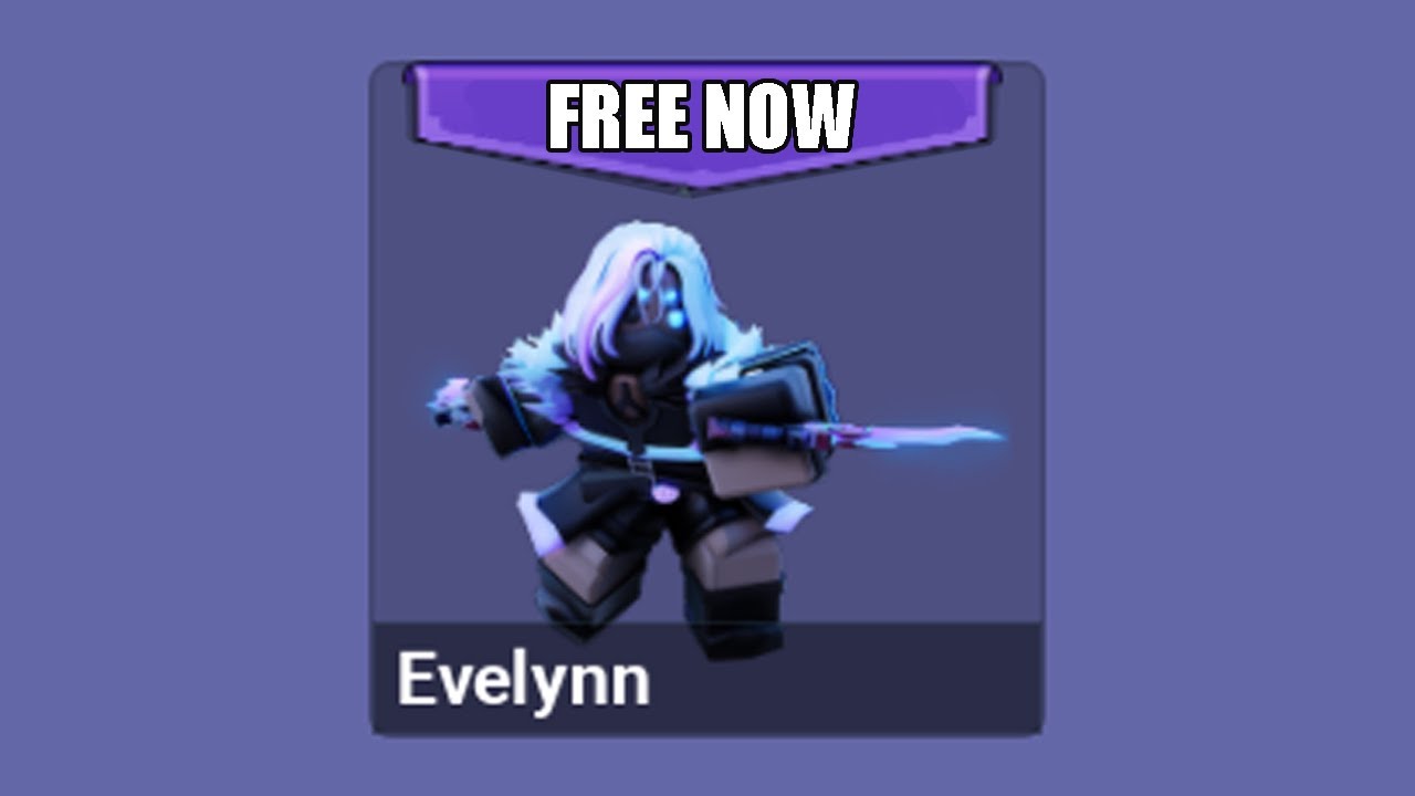 Enjoy free Evelynn kit... Roblox Bedwars - YouTube
