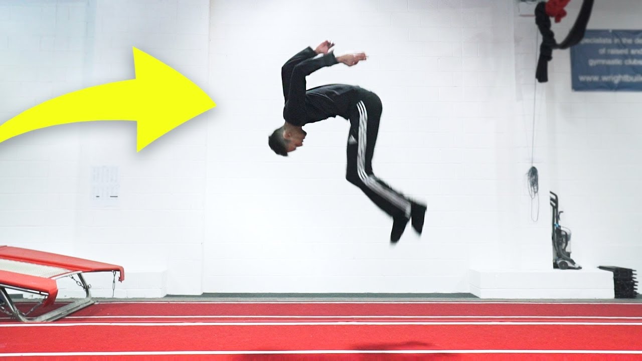 WORLDS HIGHEST Standing Frontflip! - YouTube